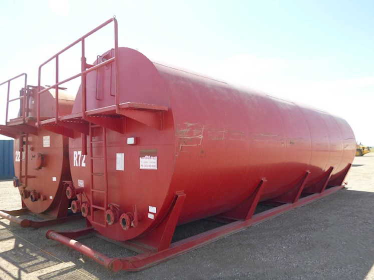 Custom Built 500 Barrel Skid Mounted Frac Tank (2623) for sale $7,000 ...