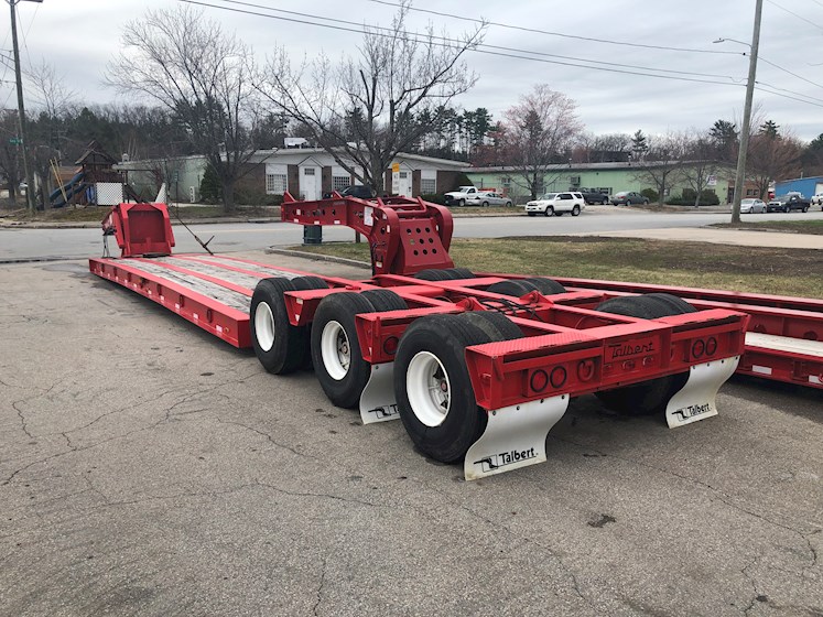 Talbert 35 Ton Trailer - 2 axles with a flip 3rd - Refurbished for sale ...